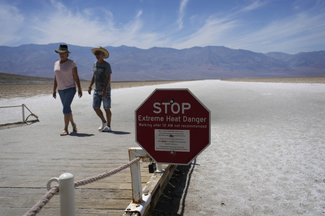 California’s Death Valley sizzles as brutal heat wave continues | News ...